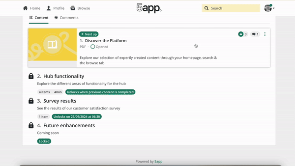 Unlocking the power of sections in 5app